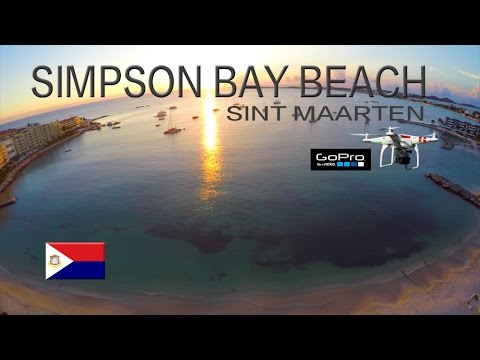 SIMPSON BAY BEACH ~ GoPro DRONE Aerials ~ WeBeYachting.com - YouTube