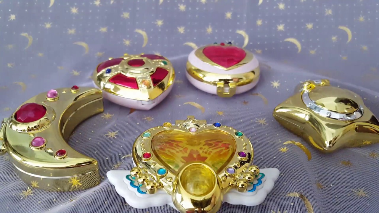 Product Review: Sailor Moon Transformation Compact Mirror Gashapon Set ...