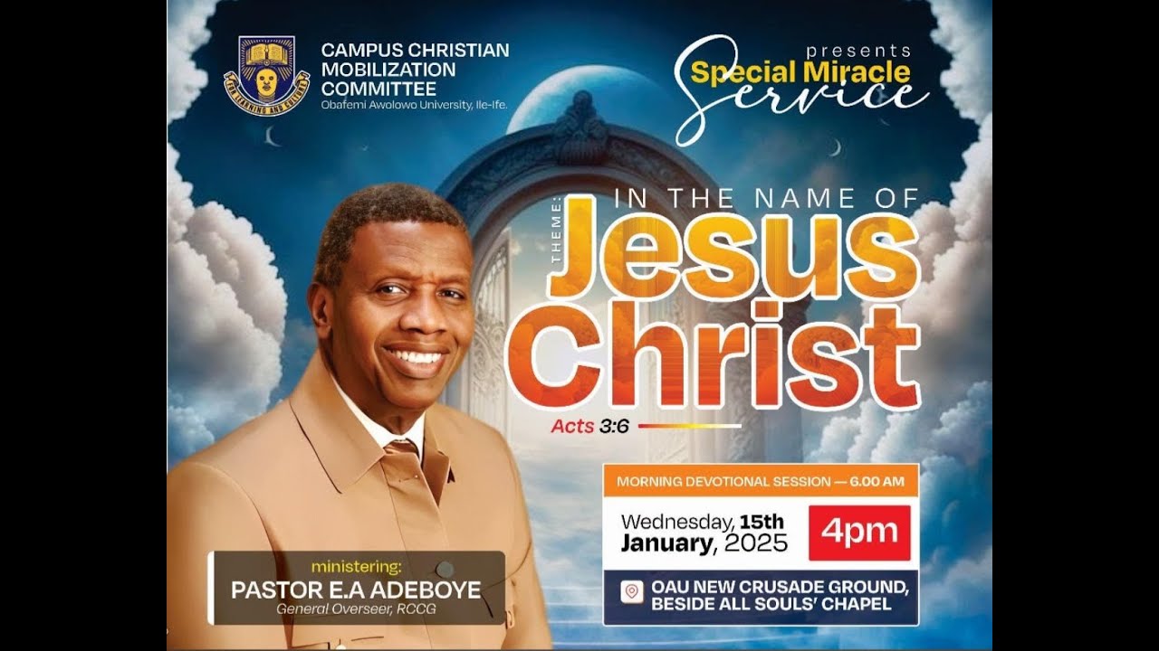SOUL LIFTING MESSAGES BY PASTOR E. A. ADEBOYE, GENERAL OVERSEER, RCCG ...