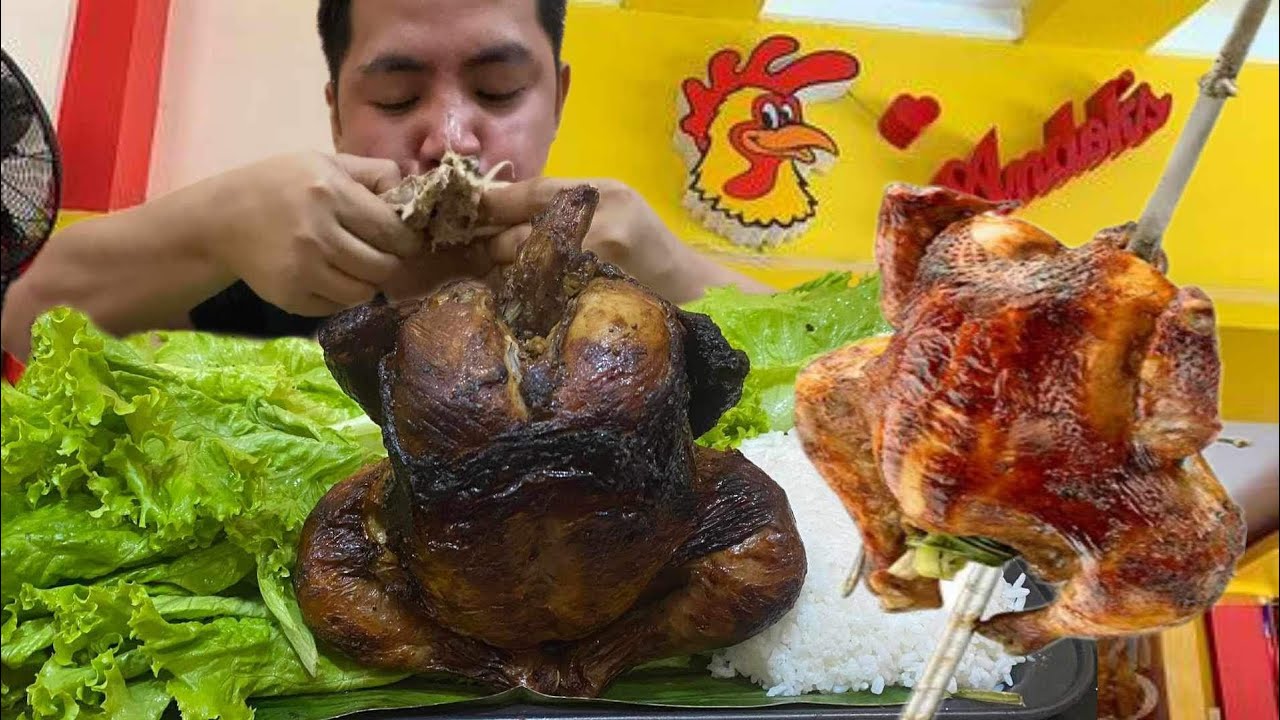 1 WHOLE LECHON MANOK MUKBANG | ANDOKS MUKBANG | Mukbang Philippines ...