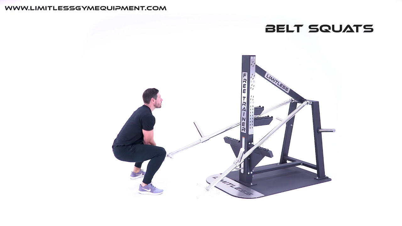 Belt Squats - Free Trainer Pro - YouTube