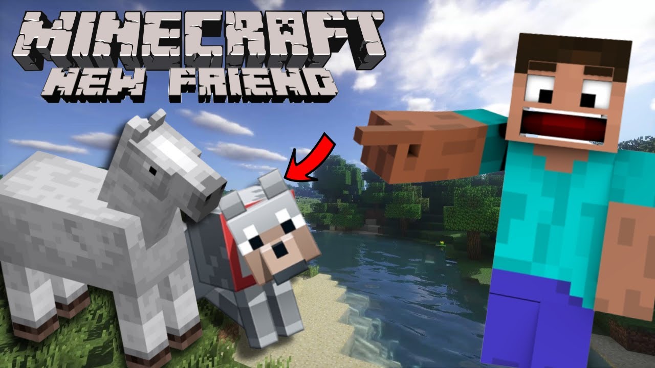 MEET MY NEW FRIENDS.......[Minecraft - Part 5] - YouTube