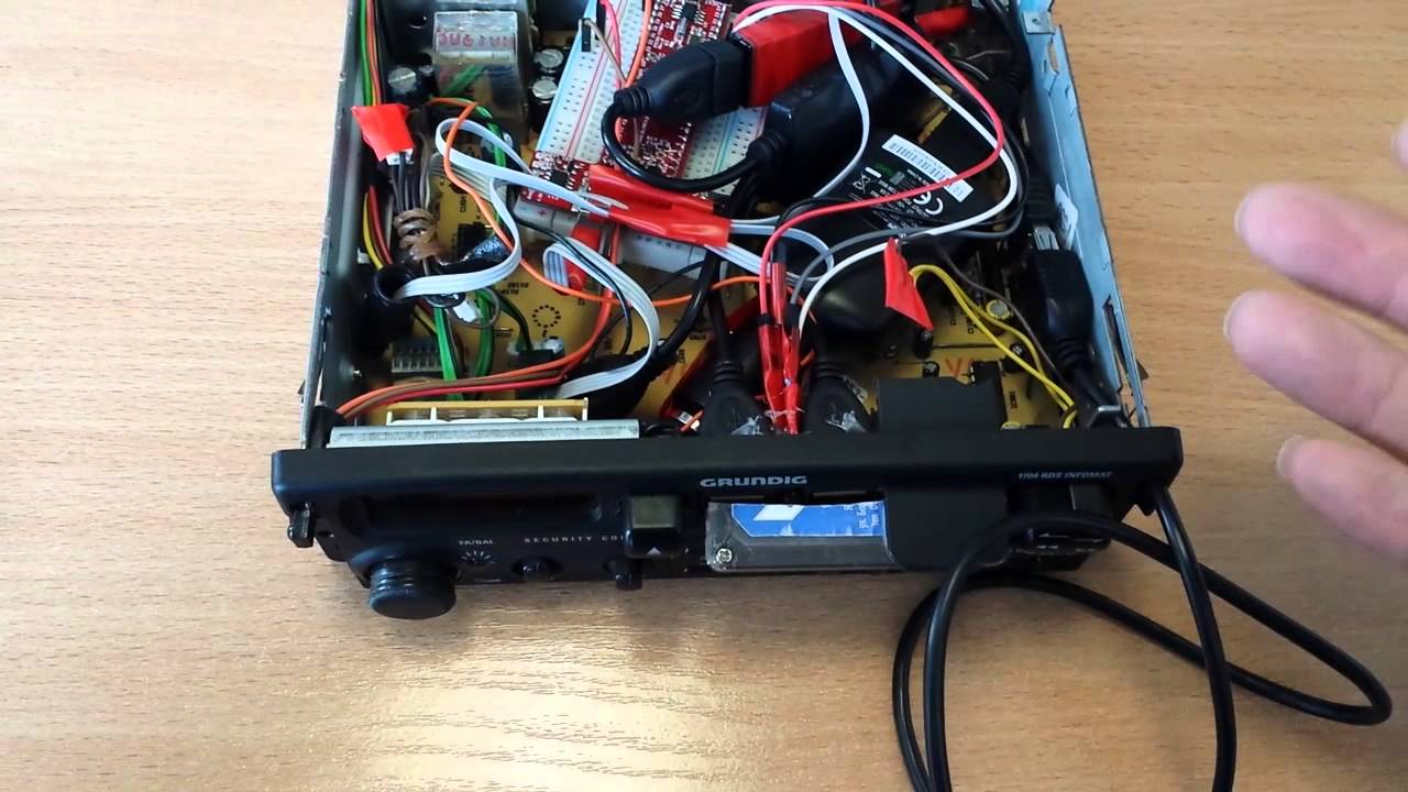 Car cassette head unit docking station walk through - YouTube