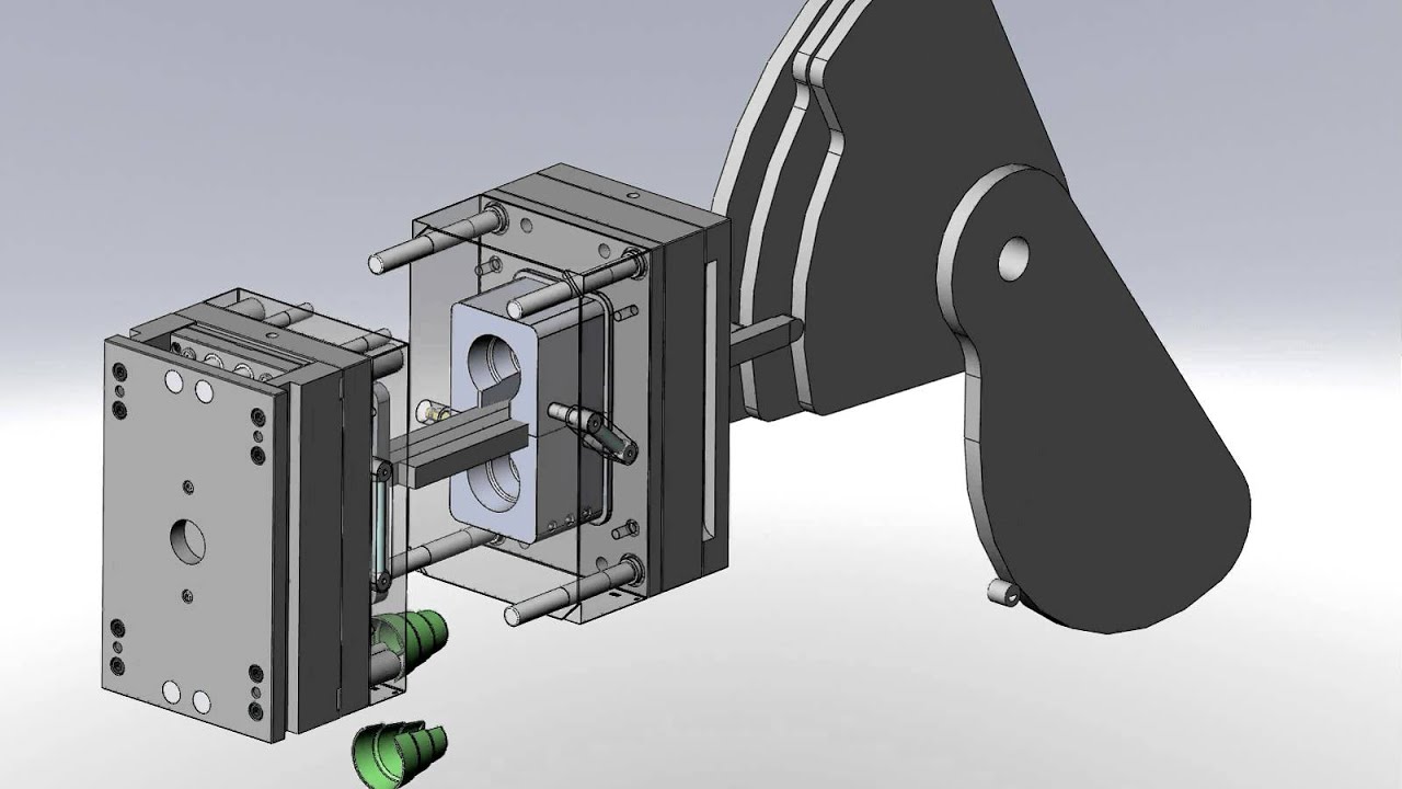 HOT RUNNER MOLD CAM MECHANISM.avi - YouTube