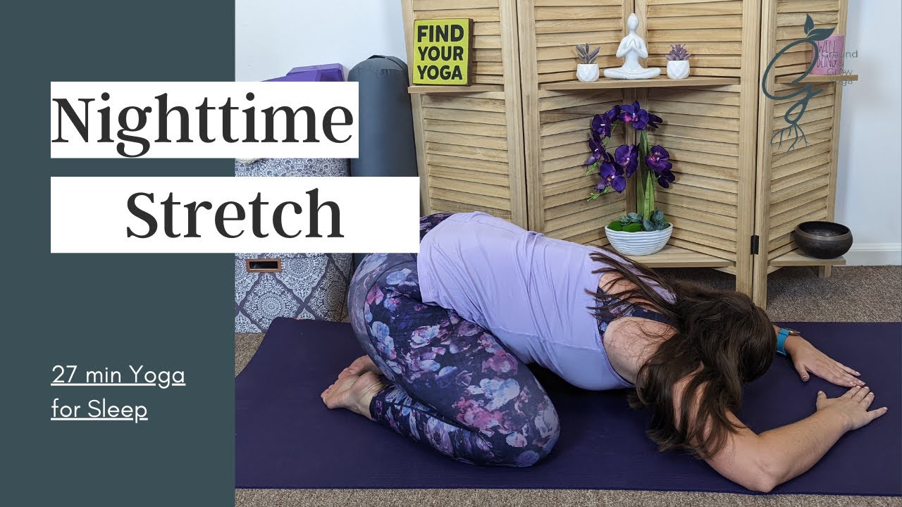 Nighttime Stretch to Prepare for Bed - YouTube