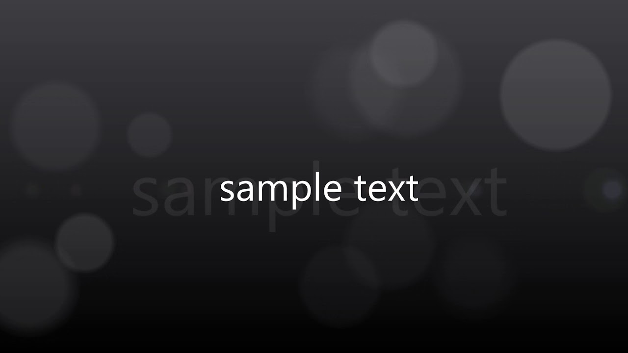 sample text (60fps test video) - YouTube