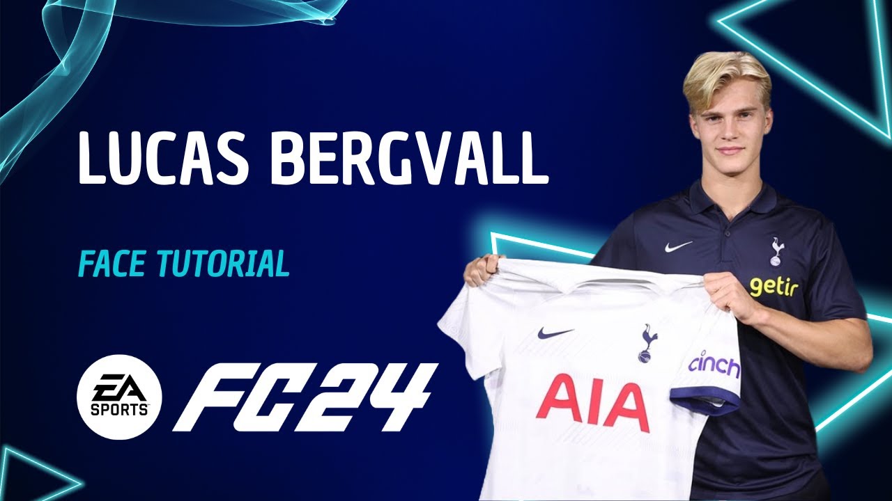 EA FC24 Player Creation Guide: LUCAS BERGVALL Lookalike Face Tutorial ...