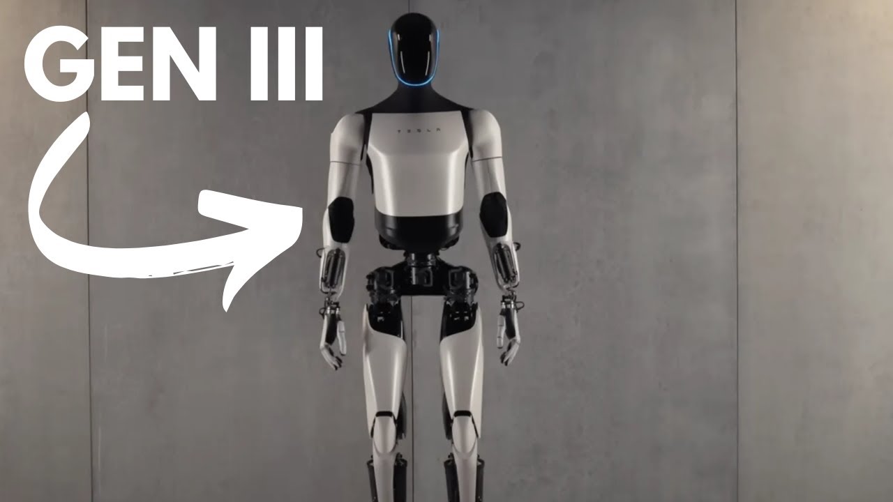 Tesla Optimus Robot Gen 3 Elon Musk - YouTube