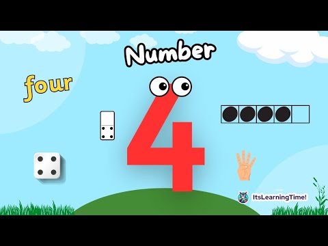 Number 4 Video | Identifying Number 4 in different ways. - YouTube
