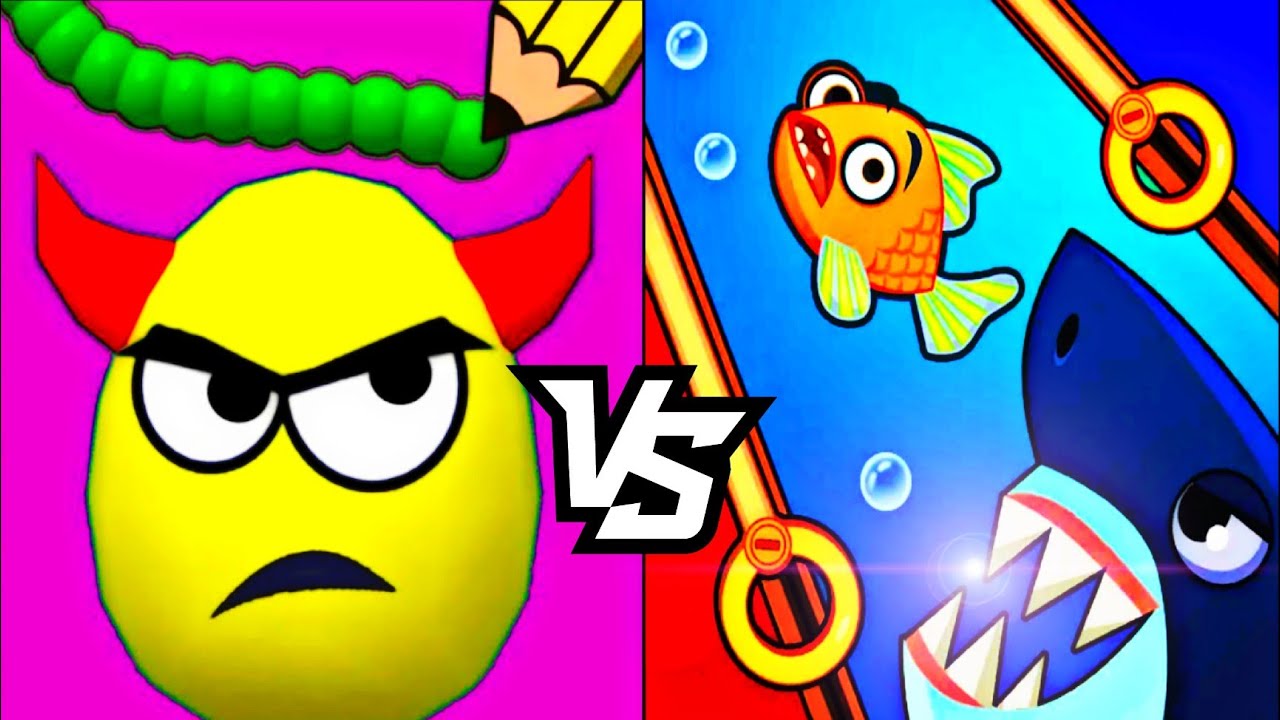 Draw to Smash VS Save The Fish Gameplay Teasers - YouTube
