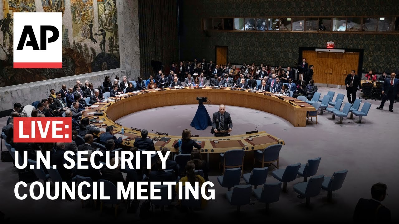 LIVE: UN Security Council meeting on the Israel-Hamas war - YouTube
