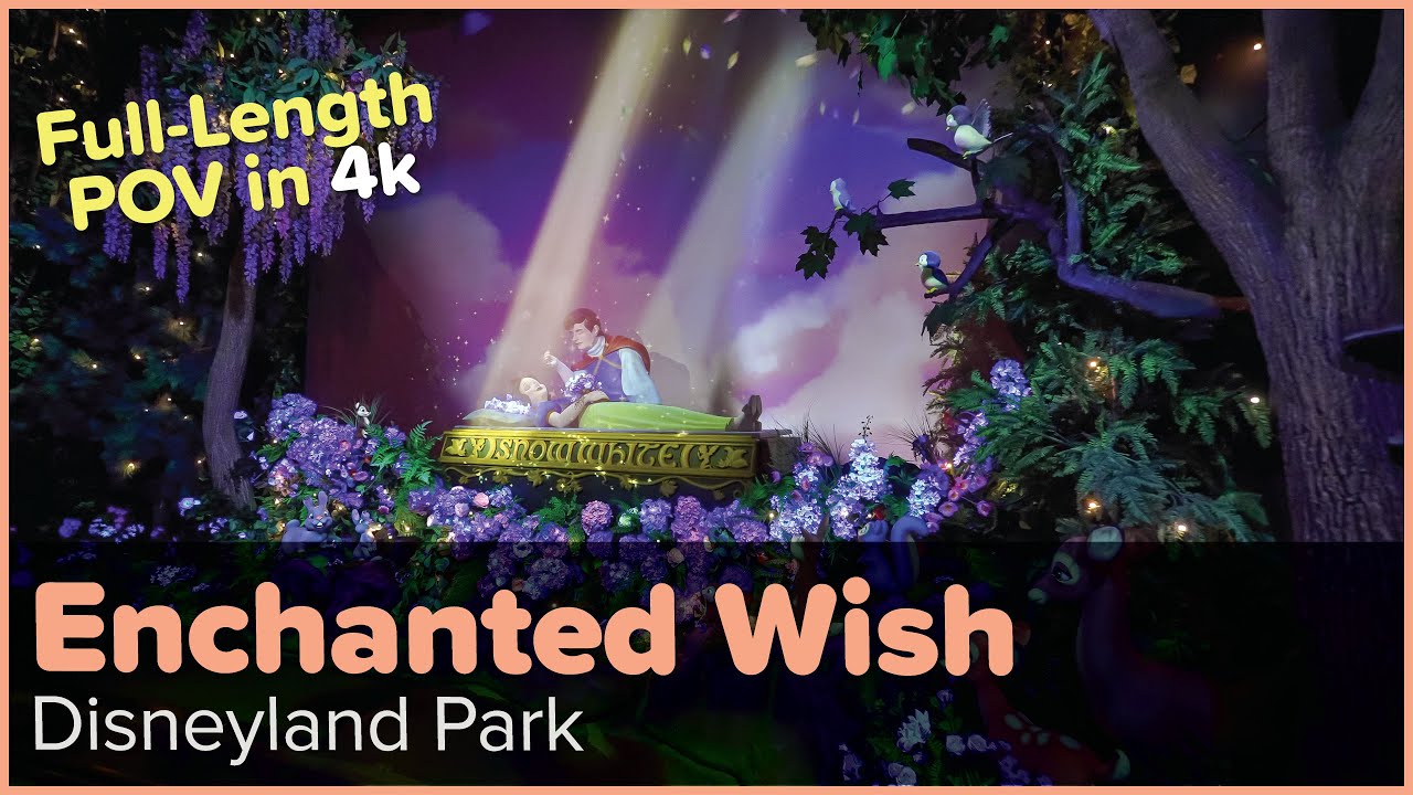 Ride Snow White’s Enchanted Wish, Full-Length 4K POV | Disneyland Park ...
