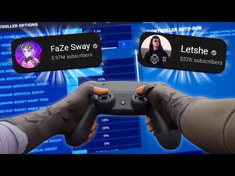 Trying The BEST Controller Players Settings… (ft. FaZe Sway, LetShe ...