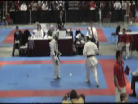 Spinning heel kick at AAU Karate Nationals 2009 mpeg2 - YouTube