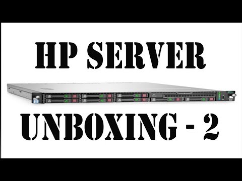 HP Server Unboxing and rack installation Part - 2 by Various Topics ...