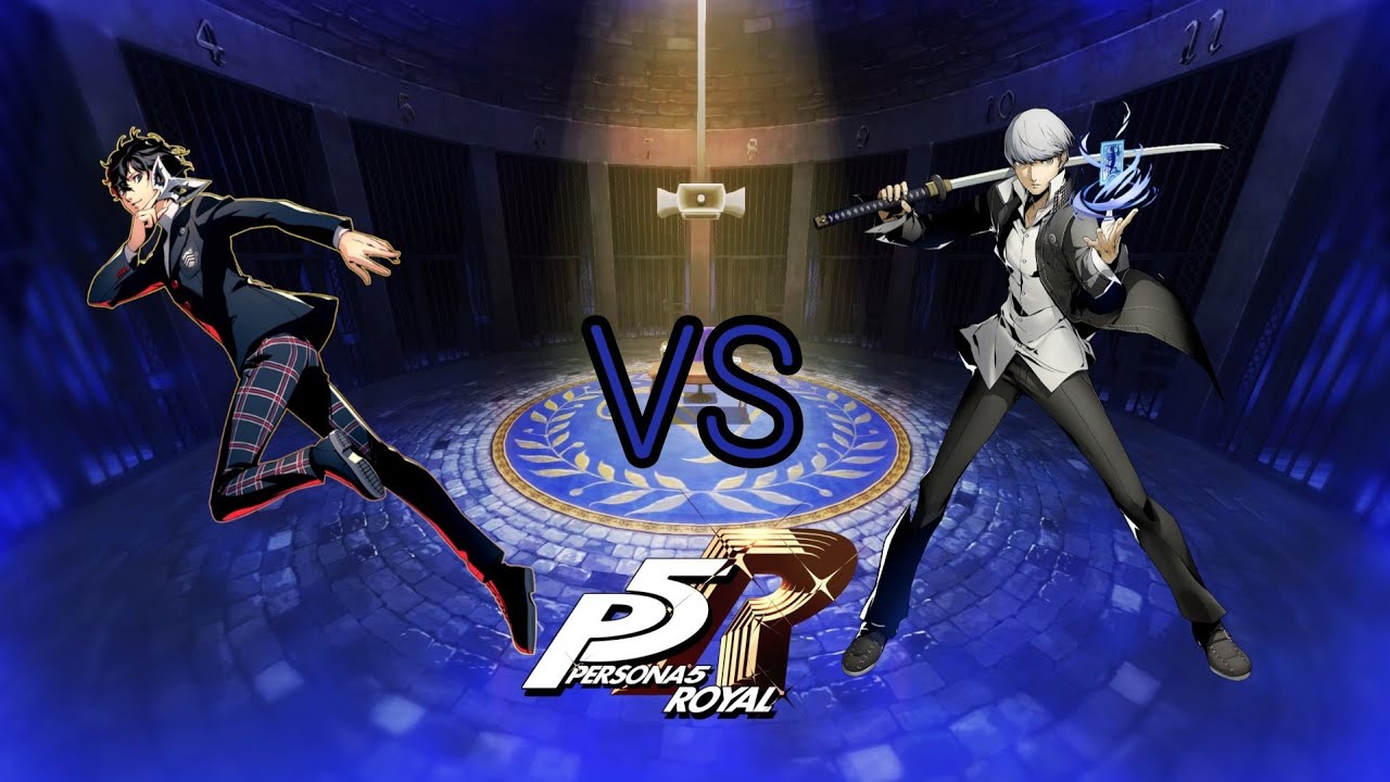 Persona 5 Royal Yu Narukami (P4 Protagonist) Boss Fight - YouTube