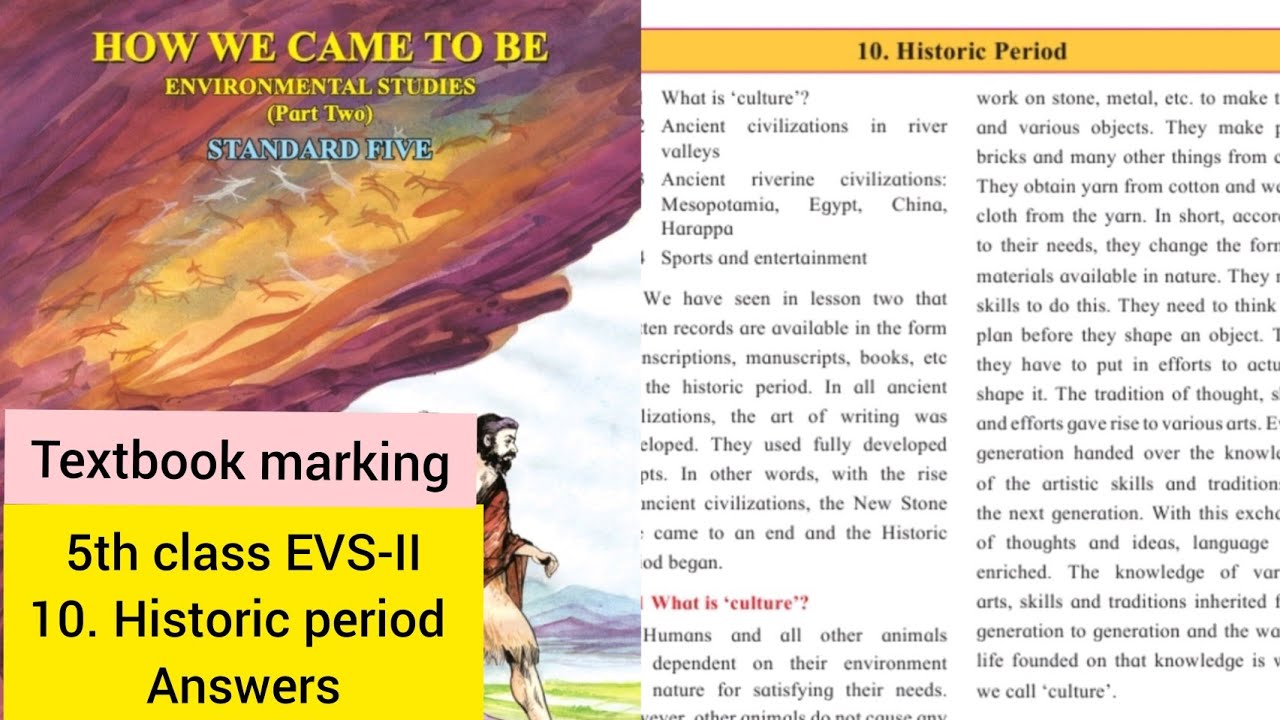 5th class EVS -2 10. Historic period Answers - YouTube