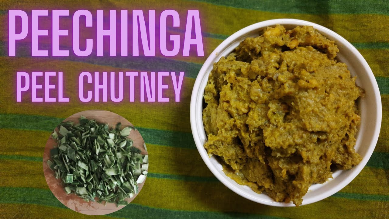Tasty and Easy Peechinga Tholi Chutney || Ridge Gourd Peel Chutney ...