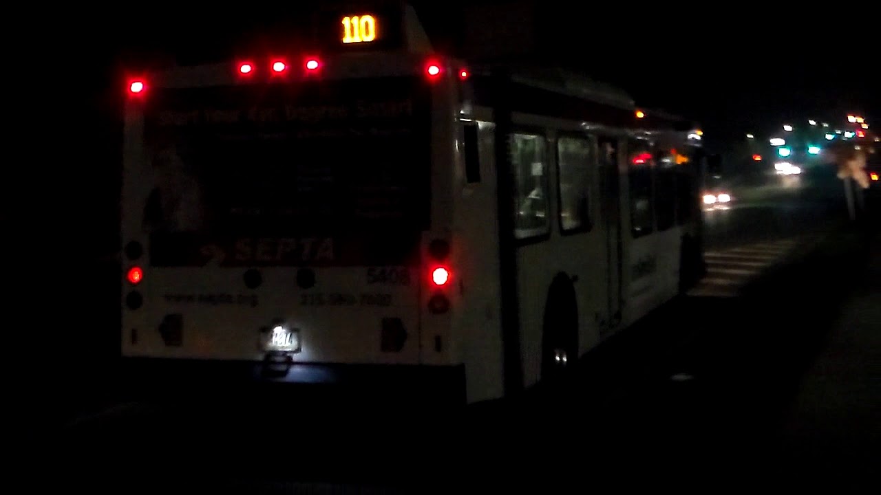SEPTA BUS: NEW FLYER D40LF 5408 ON ROUTE: 110 PT3 - YouTube