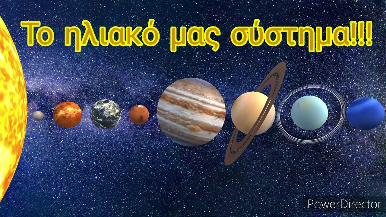 Το ηλιακό σύστημα - YouTube