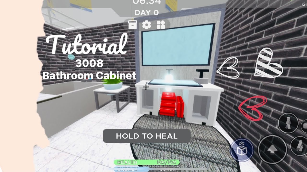 Roblox 3008: How to make Bathroom Cabinet in 3008, public server idea ...
