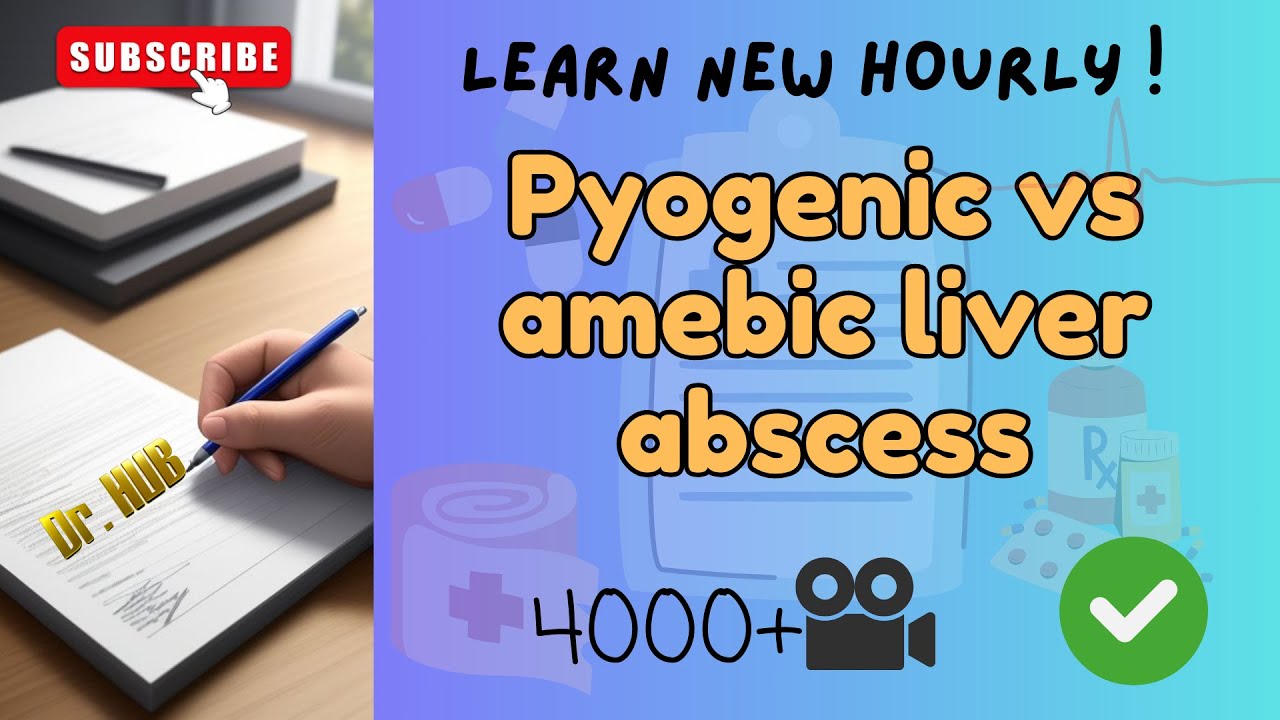 Pyogenic vs amebic liver abscess - YouTube