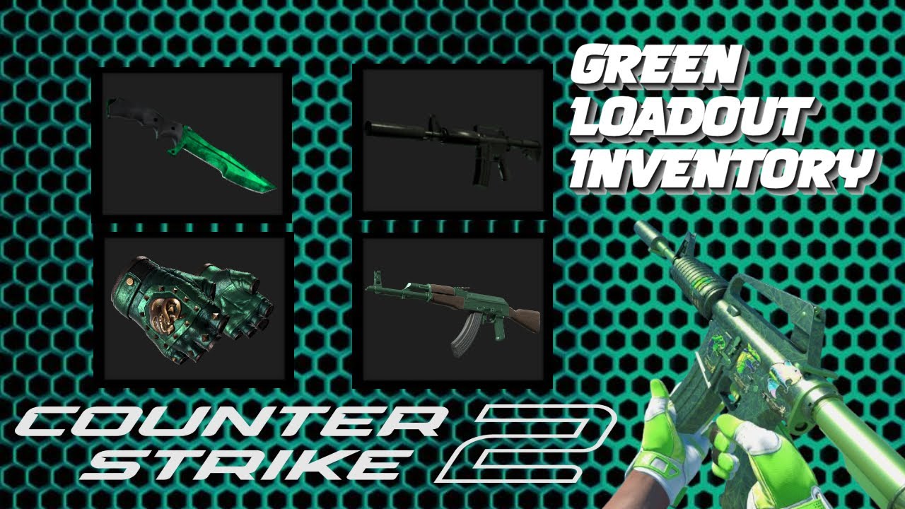 Counter Strike 2 "GREEN, GREEN, GREEN" Inventory Loadout tema hijau ...