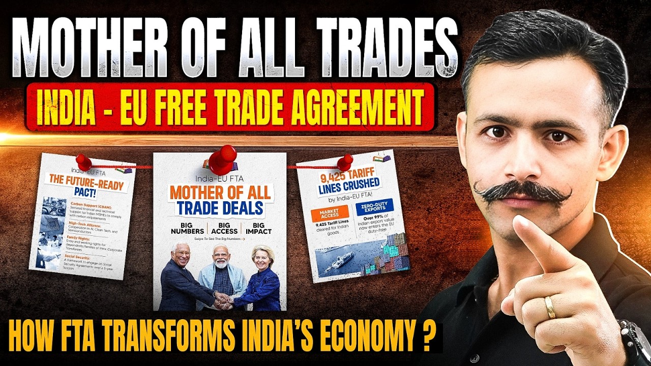 India EU FTA | "Mother of All" Trade Deals Free Trade Agreement Will ...