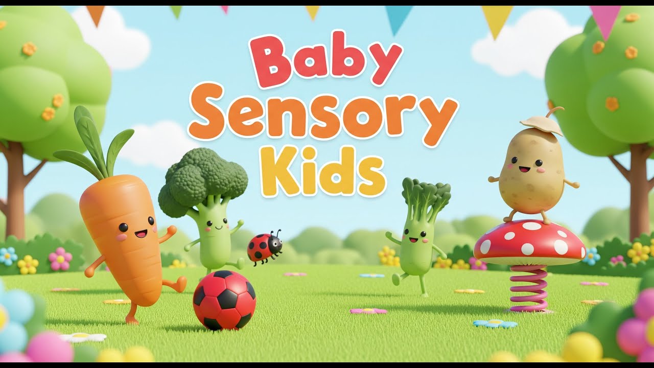 Baby Party Sensory - Dancce vegetables Sensory Party Smoothie Animation ...