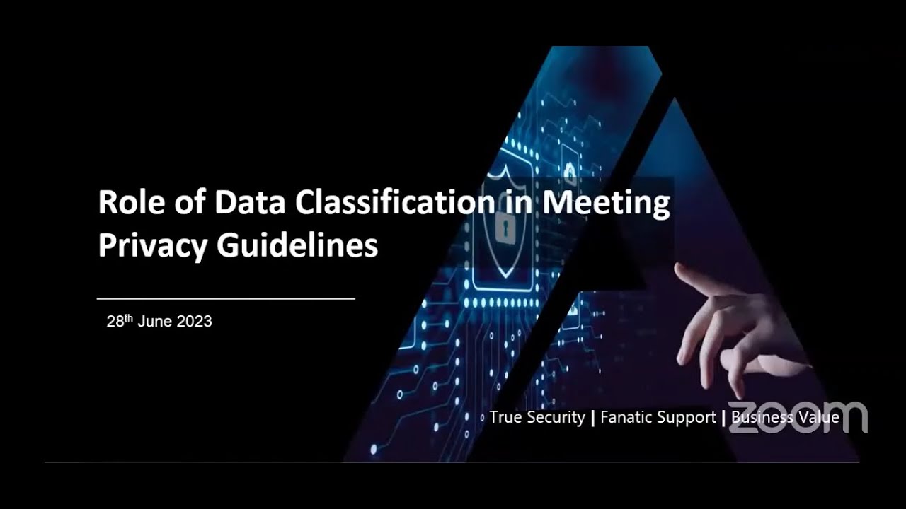 Role of Data Classification in Meeting Privacy Guidelines - YouTube