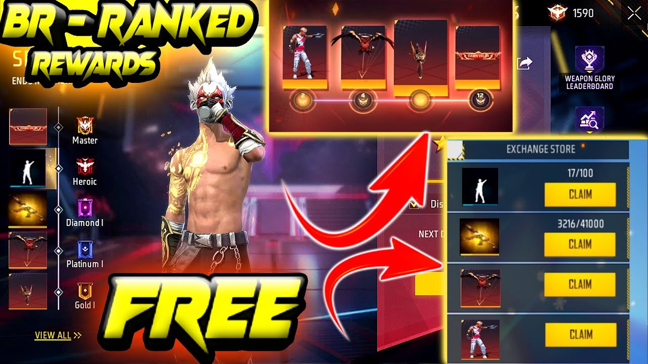 New Rank System Free Fire | BR Ranked New Season 37 Rewars | 1 January ...
