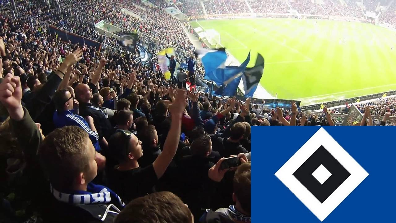 Hamburger SV Ultras: Fangesänge/Stimmung/Support Gästekurve FCA-HSV ...