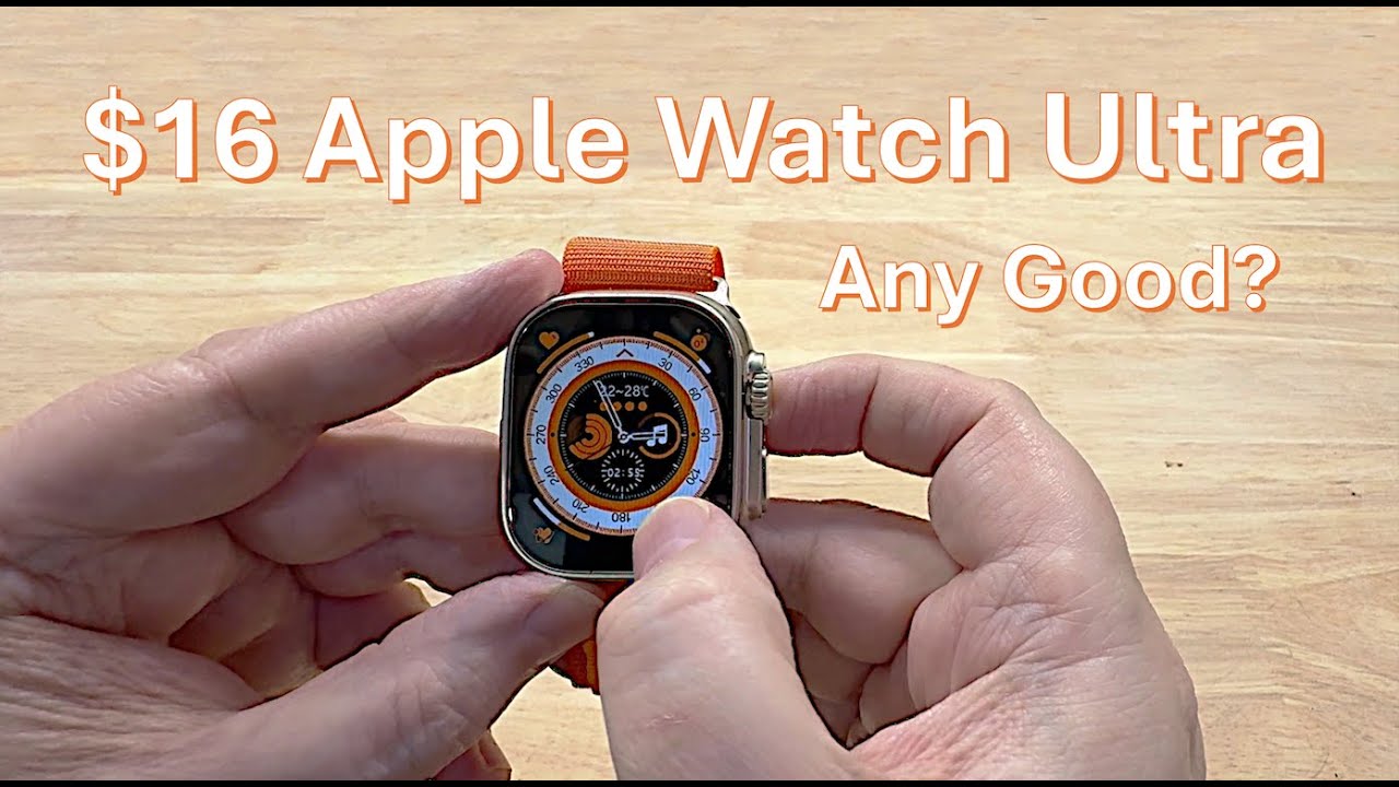 $16 Ultra Watch UTi8 - YouTube