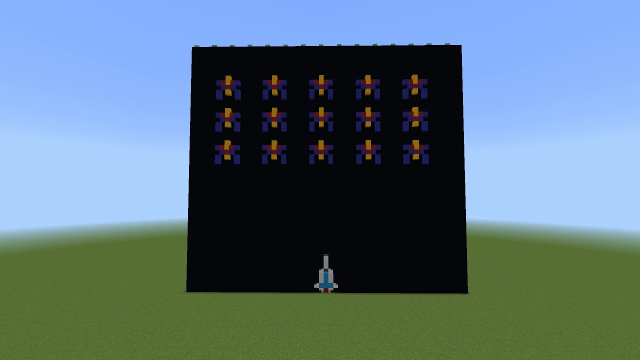 Galaga In Minecraft #3 (Enemy Ships And Movement) - YouTube