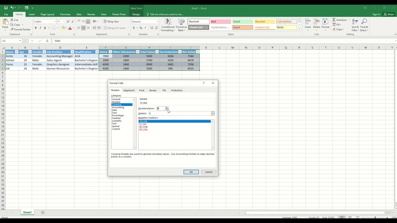 How to create a simple data entry in Excel - YouTube