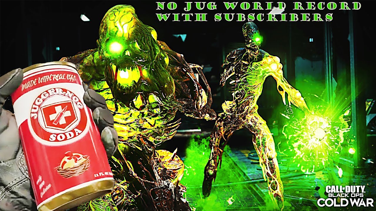 NO JUG WORLD RECORD WITH SUBSCRIBERS! // BLACK OPS COLD WAR ZOMBIES ...