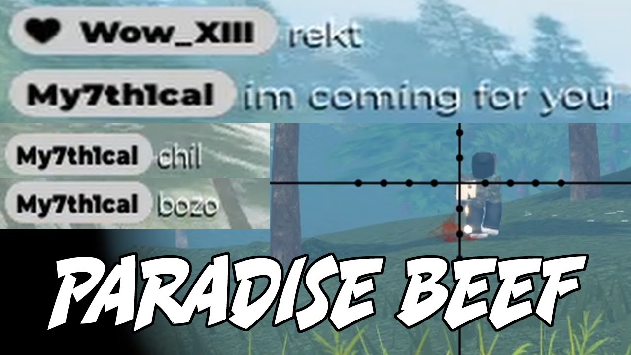 PARADISE BEEF - (Aftermath ROBLOX) - YouTube