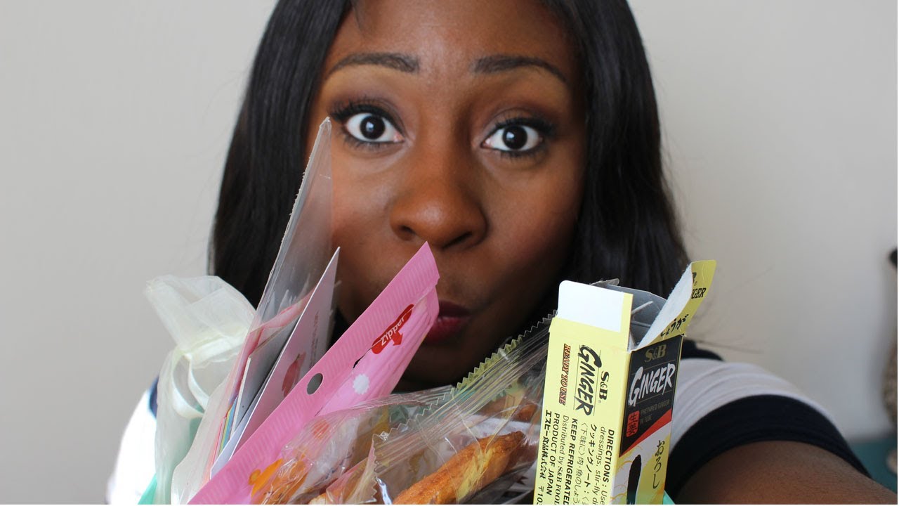 My First Time Tasting Japanese Snacks Try The World Youtube