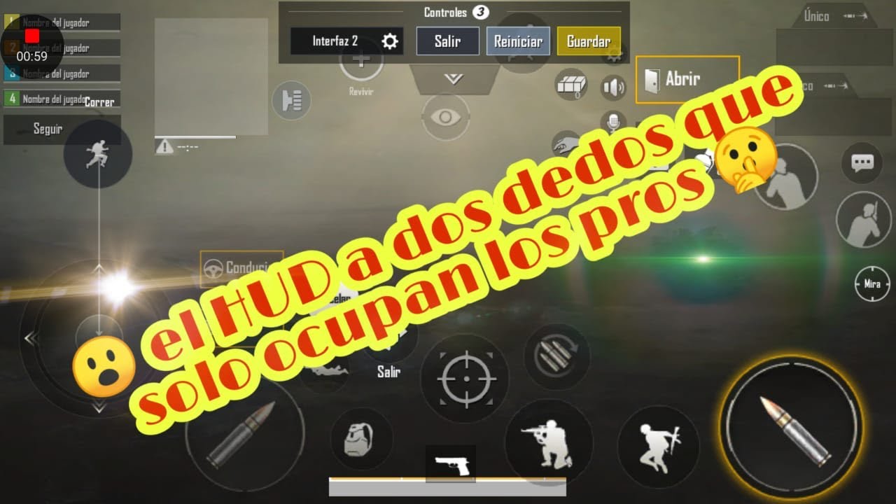 EL MEJOR HUD A DOS DEDOS 🤫 - PUBG MOBILE - YouTube
