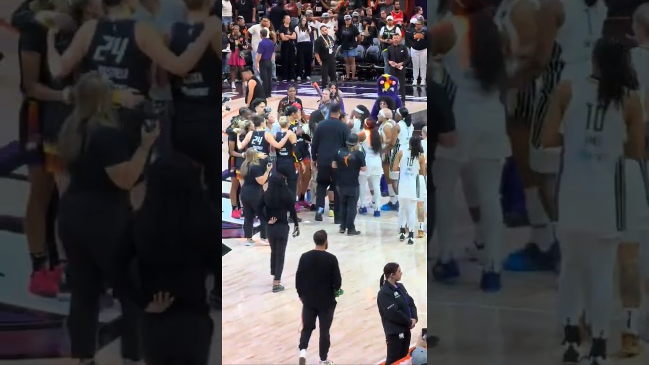 👀 DiJonai Carrington & Satou Sabally get into it post game | Dallas Wings WNBA women's basketball