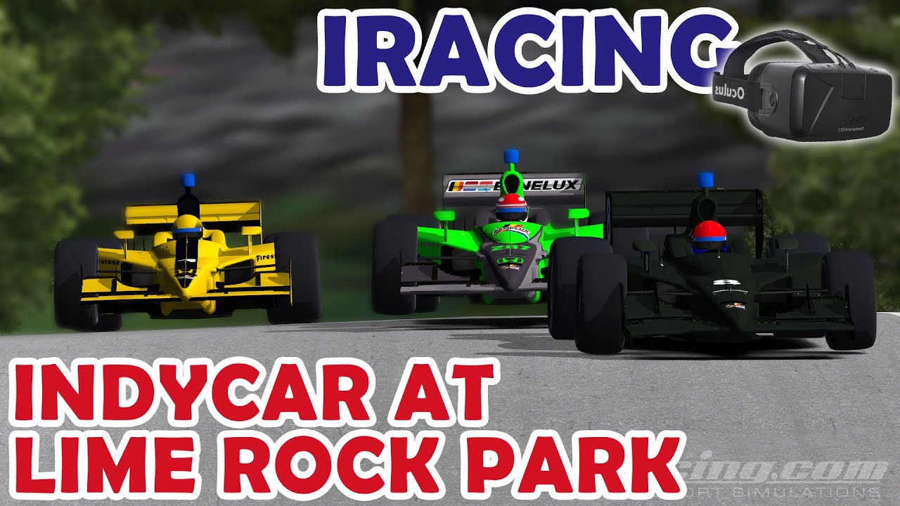 iRacing - Indycar at Lime Rock Park (Oculus Rift DK2) - YouTube