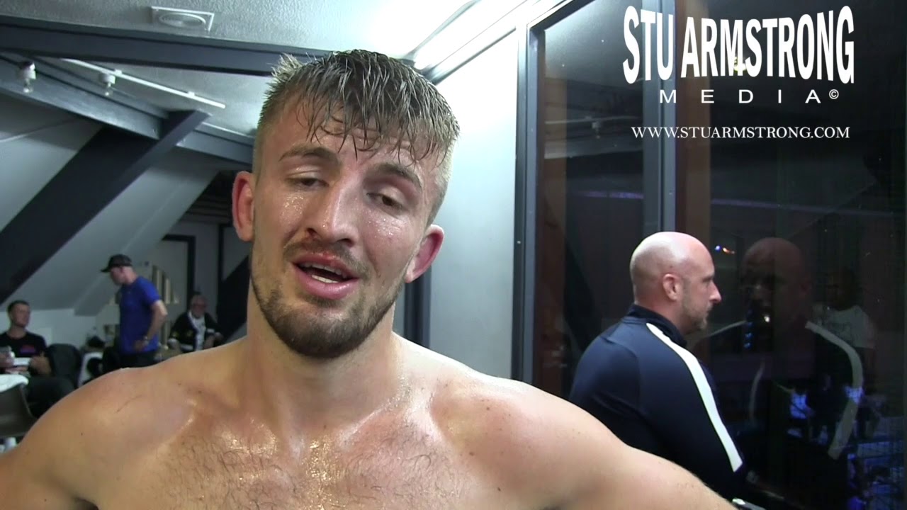 Post fight interview with Kyle Redfearn at Matchroom nxtgen - YouTube