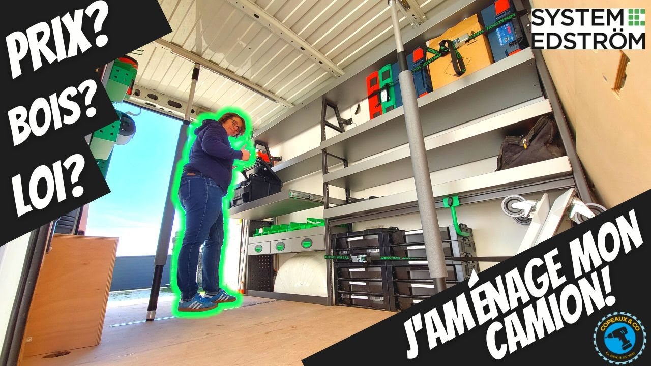🌟🌟🌟🌟 Un aménagement EDSTROM pour mon utilitaire ️ ️ ️LA POSE EN DIRECT ...