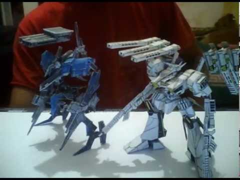 Paper Model - Armored Core for Answer - Stasis - YouTube