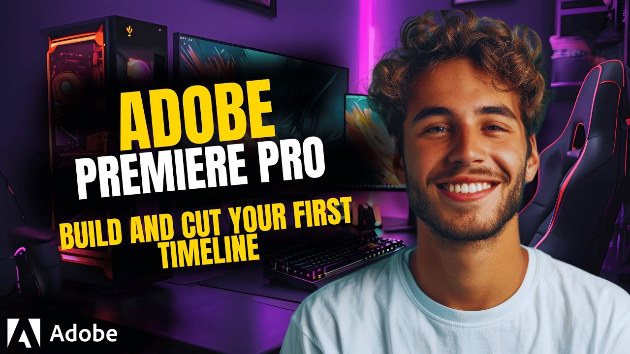 How to Build and Cut Your First Timeline in Adobe Premiere PRO - YouTube