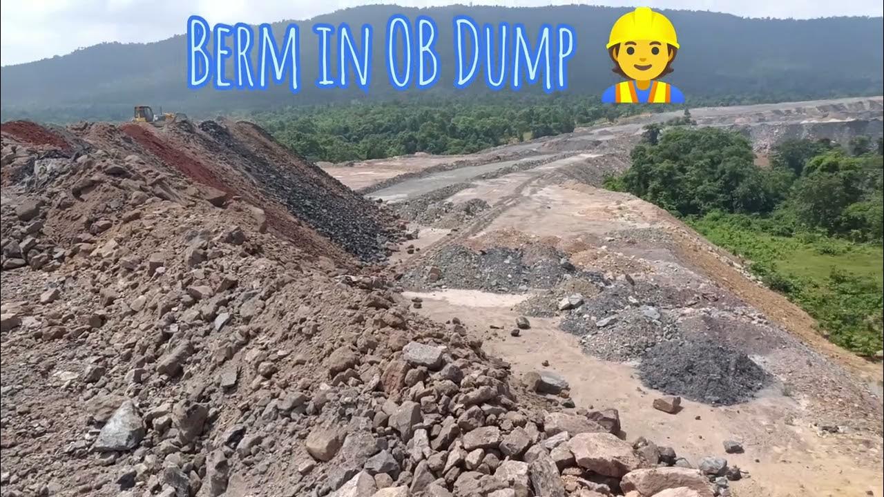 Maintenance of Berm at the edge of OB Dump👷 - YouTube