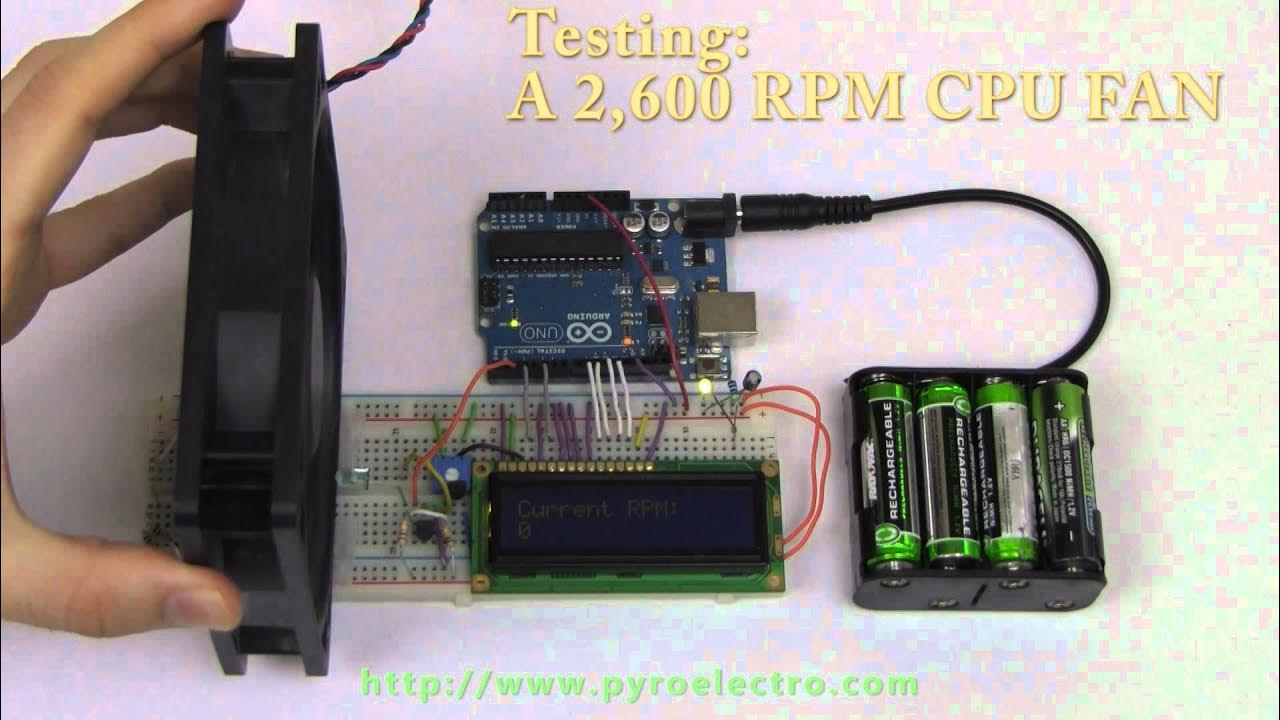 Basic Arduino Tachometer (IR Break-Beam) - YouTube