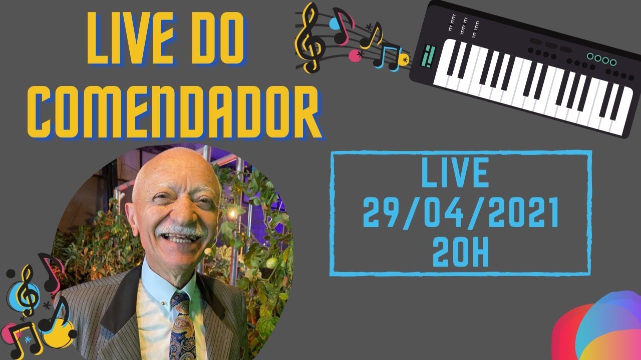 29/04/2021 Live do Comendador com Cláudio Paladini - YouTube