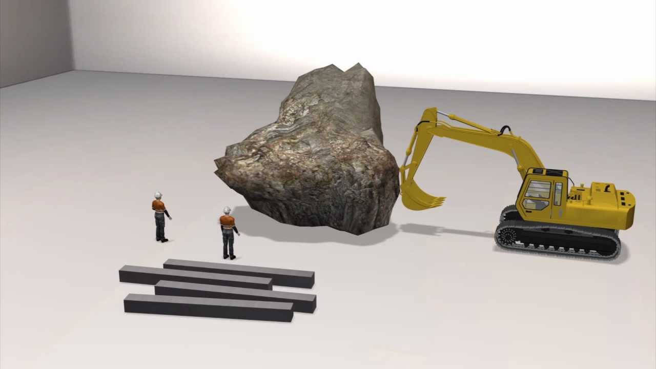 340-ton rock begins journey to LA County art museum - YouTube