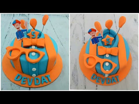 Blippi Cake | Blippi Themed Cake | Happy Birthday Blippi | Blippi ...